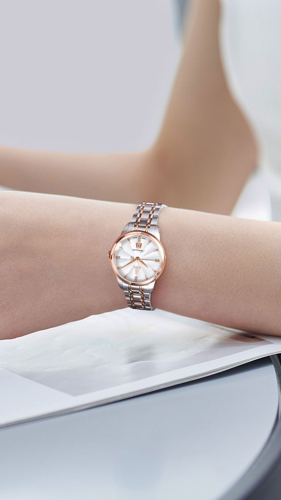 Ernest Borel Jules Borel 32 mm Watch in Silver Dial