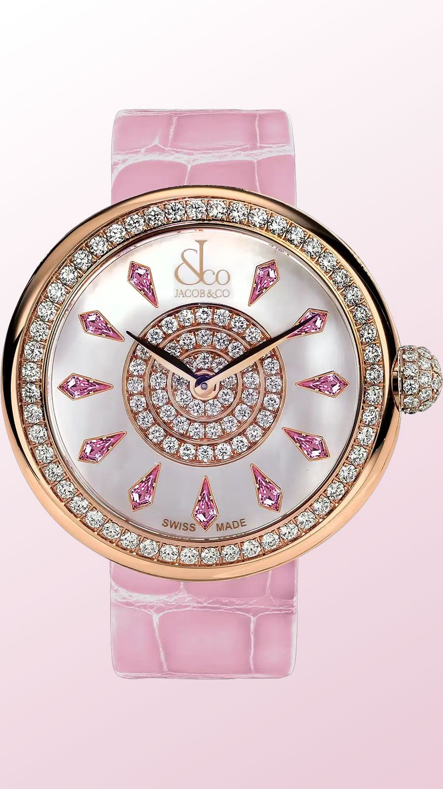 Jacob & Co. Brilliant Quartz Watch | BQ020.40.RO.KC.ABSAA