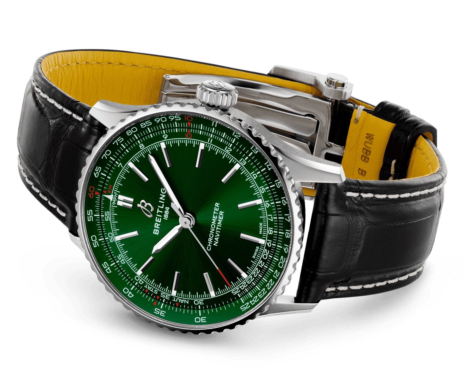 Breitling Navitimer 41 mm Watch in Green Dial