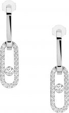 Messika Move Link White Gold Earrings 12469-WG @ Ethos